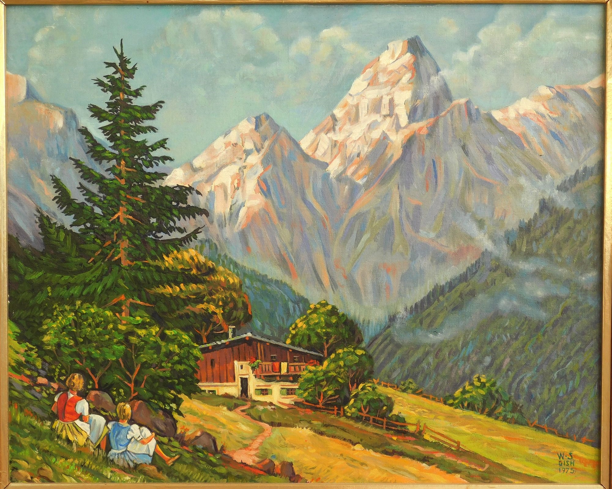 William Gisch | Alps Scene (1975) | MutualArt