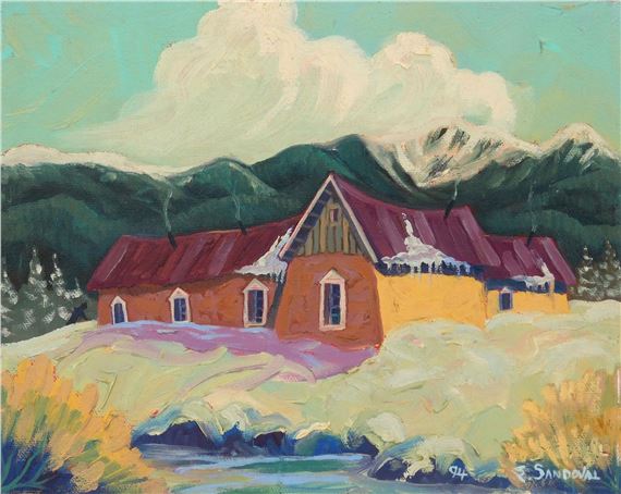 Ed Sandoval | House in Western Landscape (94) | MutualArt