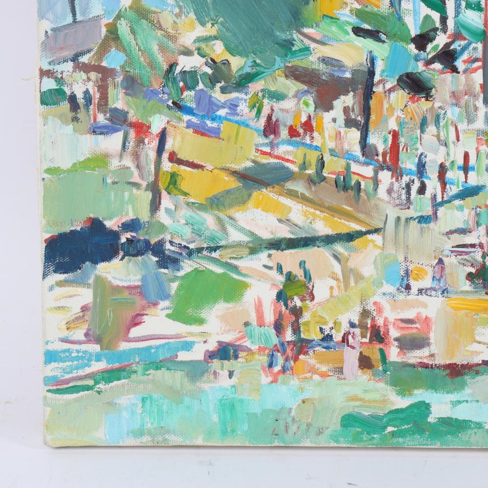 George Mccullough | Park Landscape With Many Figures (15) | MutualArt