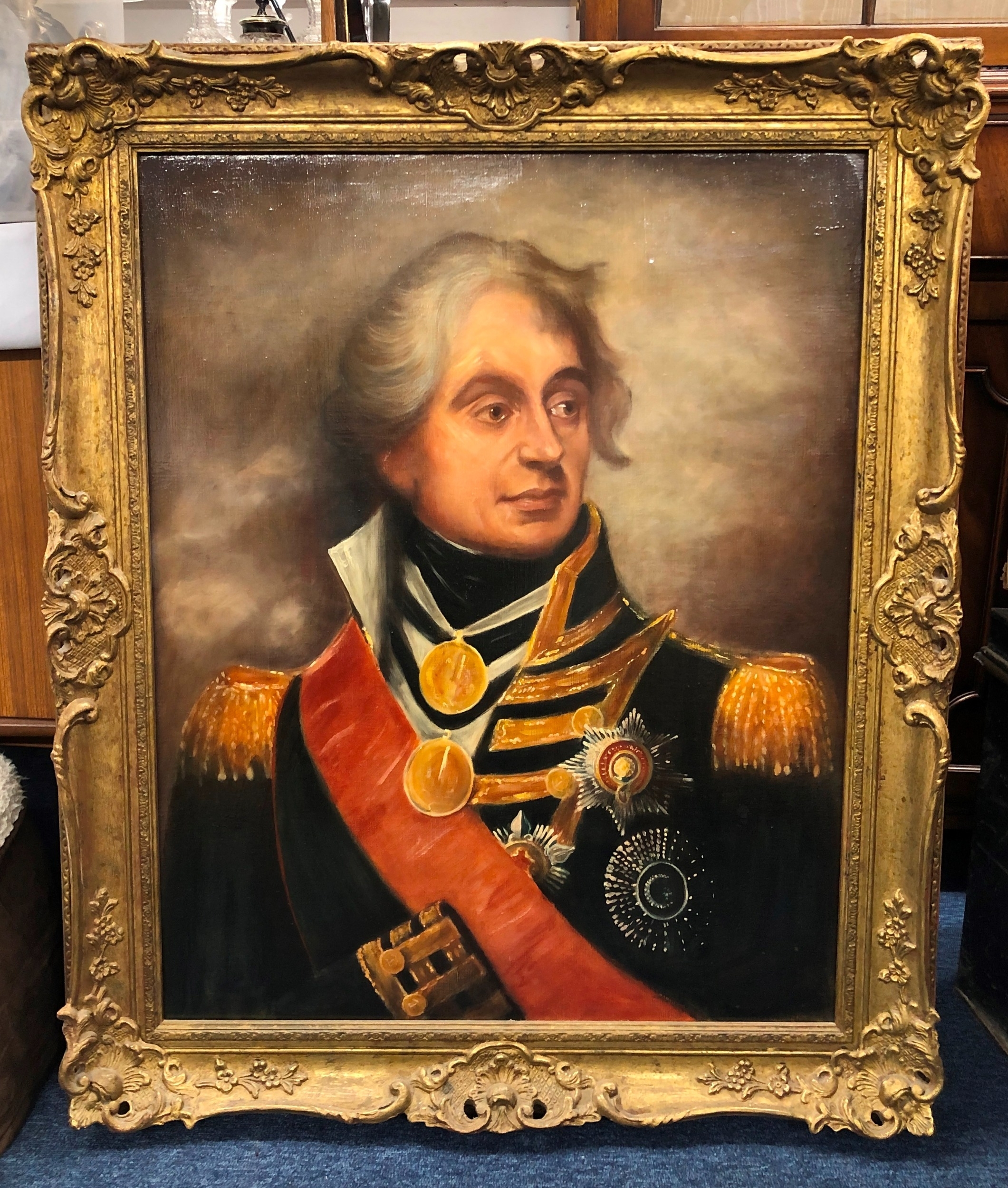 William Beechey | shoulder length portrait of Nelson | MutualArt