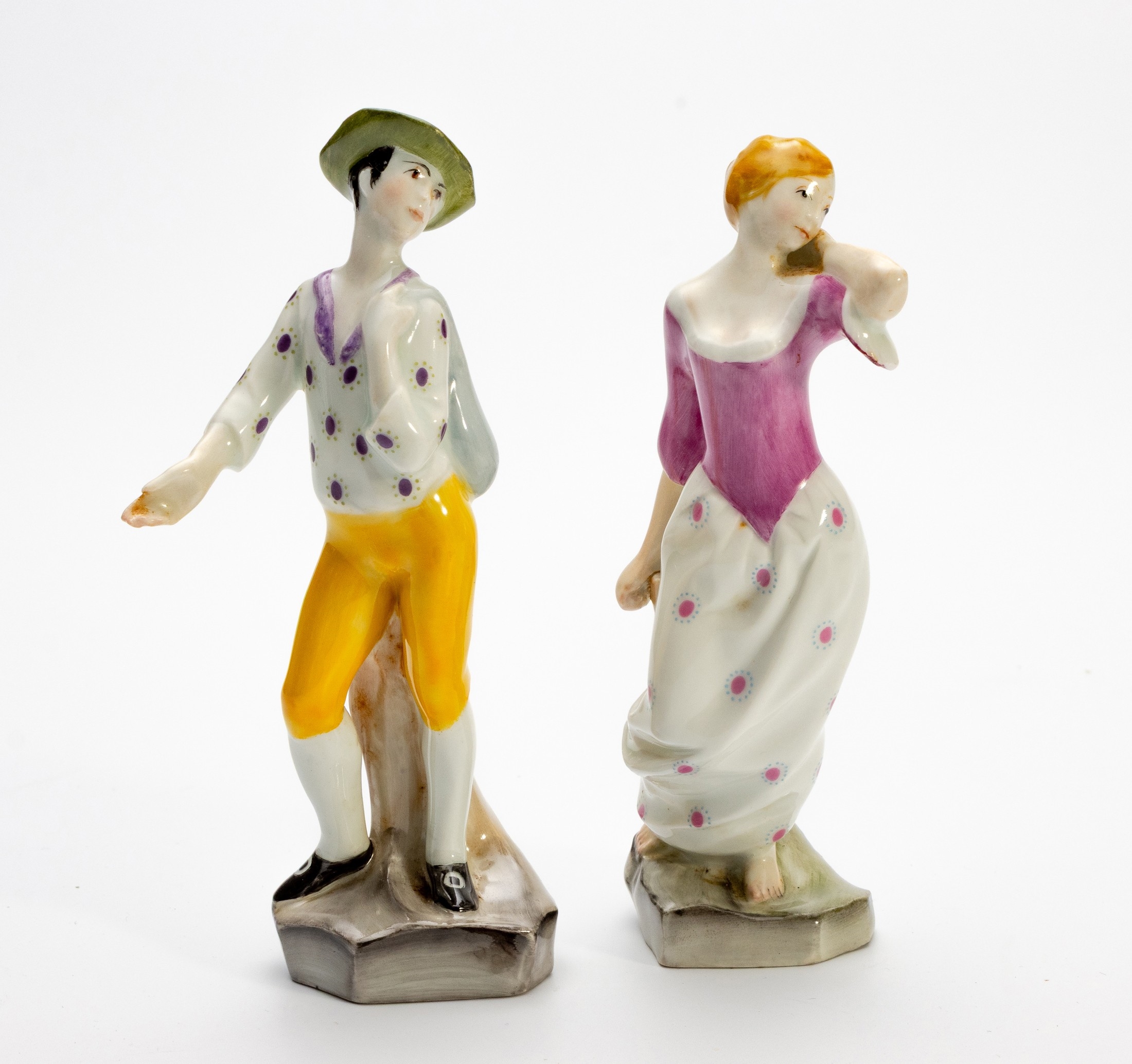 Royal Worcester | TWO ROYAL WORCESTER FIGURINES FROM ‘FONTAINEBLEAU ...