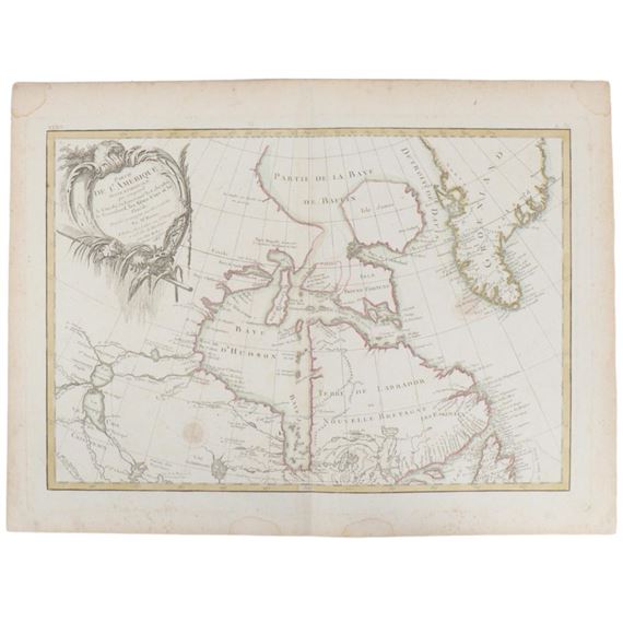 Rigobert Bonne | Map of Canada and Greenland, 1783 (1783) | MutualArt