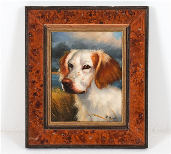 R. Paneque | PORTRAIT OF A DOG O/C | MutualArt