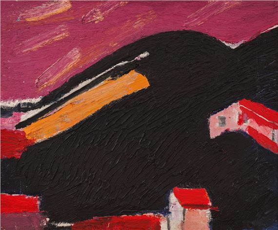 Genko Genkov | Landscape with houses [2004 (2004) | MutualArt