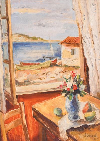 Bencho Obreshkov | View of Sozopol [1945] (1945) | MutualArt