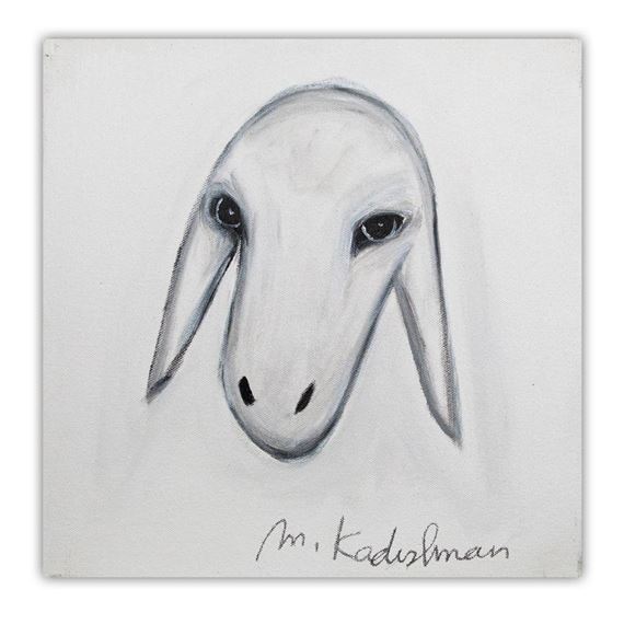 Menashe Kadishman | Menashe Kadishman- Original Acrylic on Canvas ...