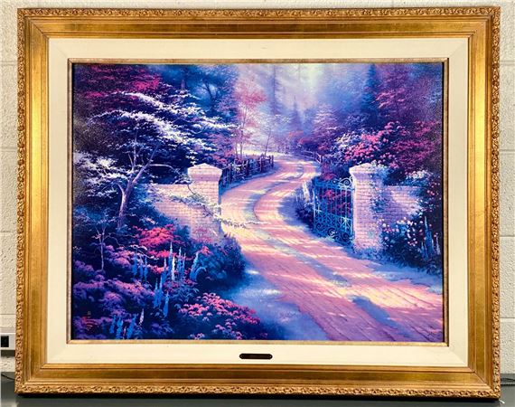 Thomas Kinkade | Thomas Kinkade Spring Gate Limited Edition Lithograph ...