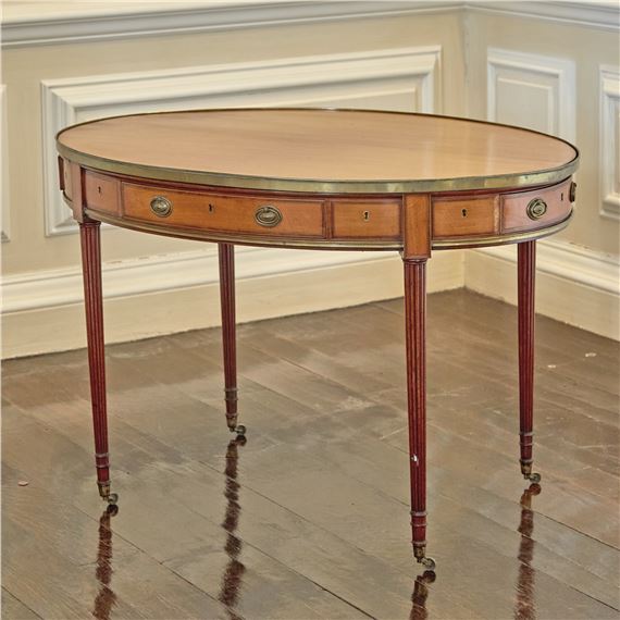 George | George III Satinwood Writing Table | MutualArt