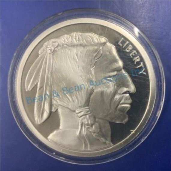 Guido Silvestri | 5 Oz Fine Silver Buffalo Round | MutualArt