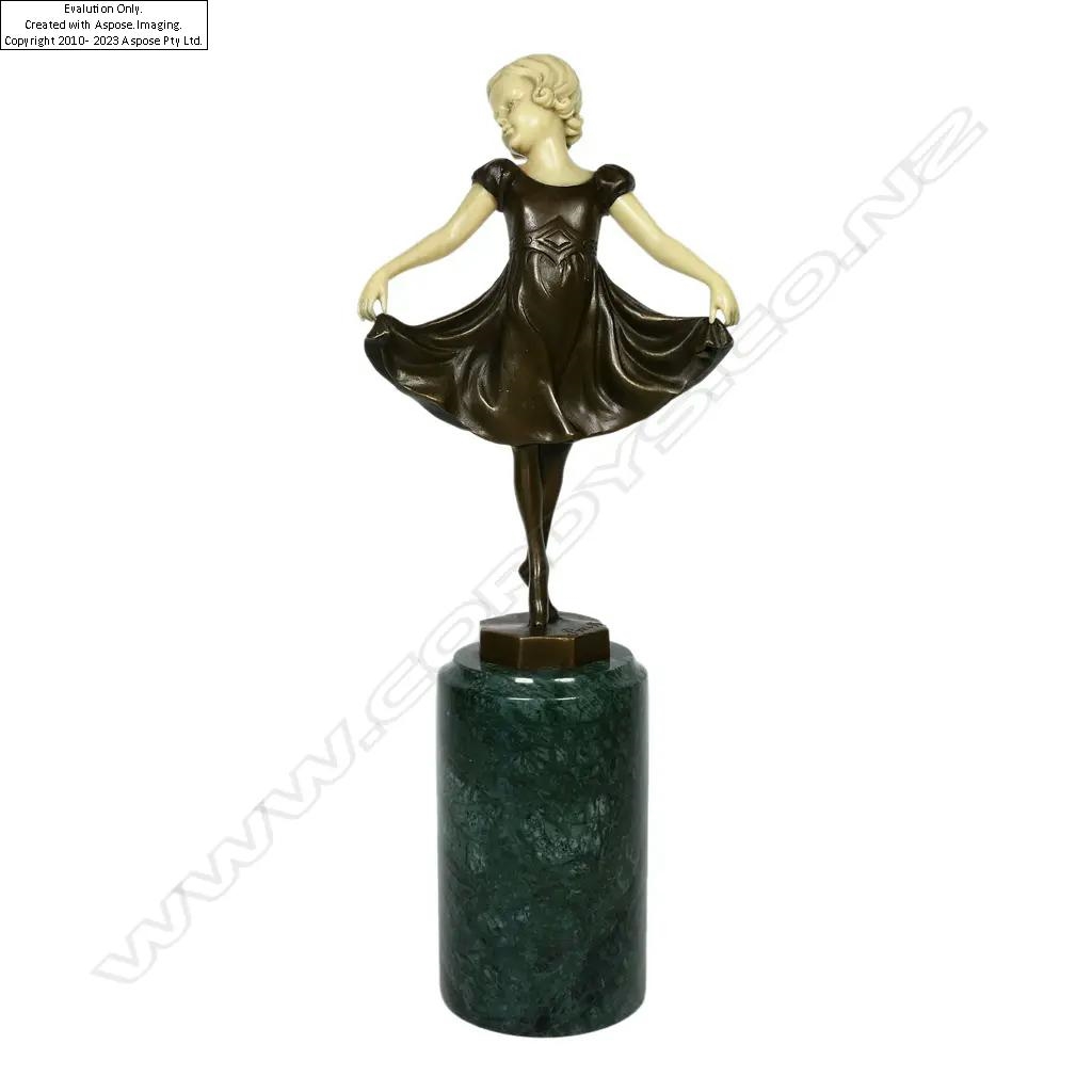 Johann Philipp Ferdinand Preiss | An Art Deco style bronze sculpture ...