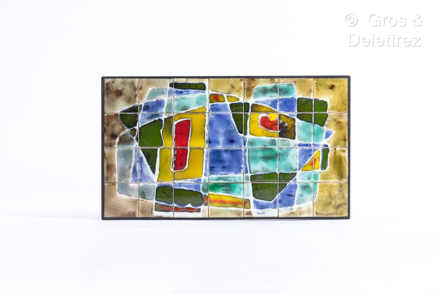 Alice Colonieu | Alice COLONIEU (1924-2010) Coffee table with abstract ...