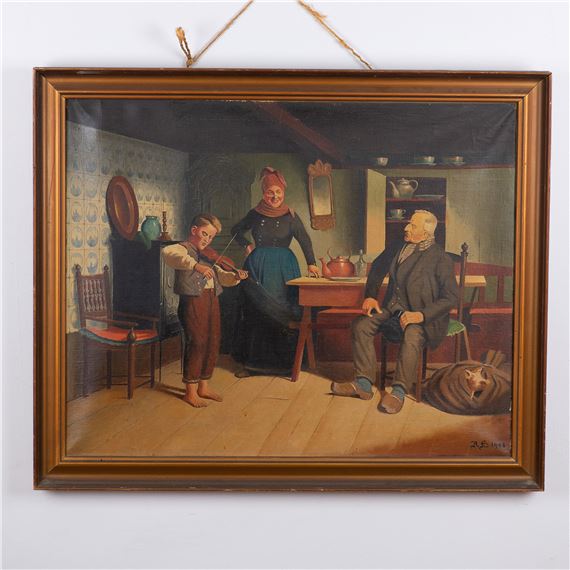 Johan Julius Exner | PASTORAL FAMILY SCENE (1948) | MutualArt