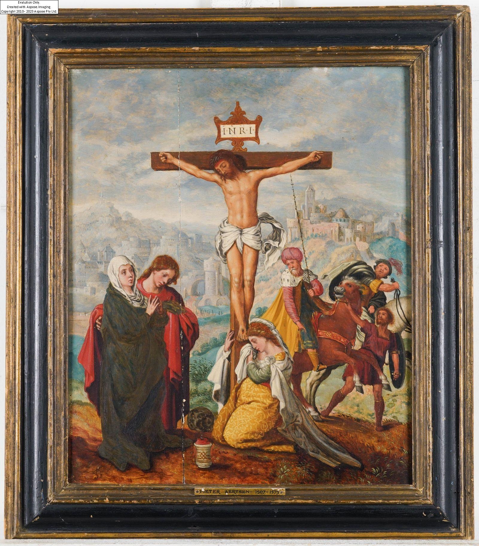 Pieter Aertsen | The Crucifixion | MutualArt