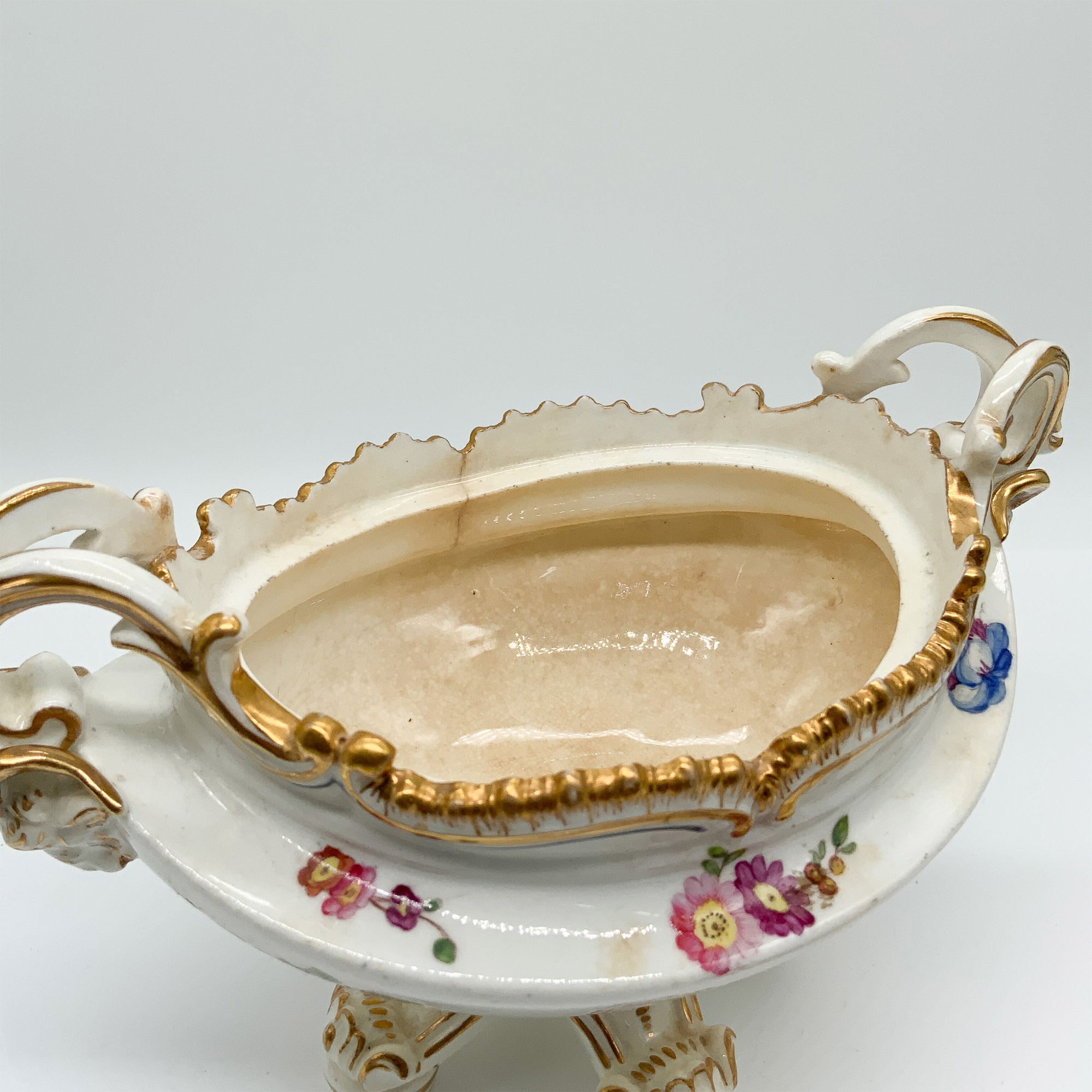 Paris Prekas | Antique 19th-Century Vieux Paris Sauce Tureen (19th ...