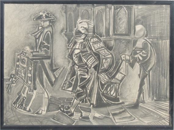 David Bomberg | Vorticist style study | MutualArt