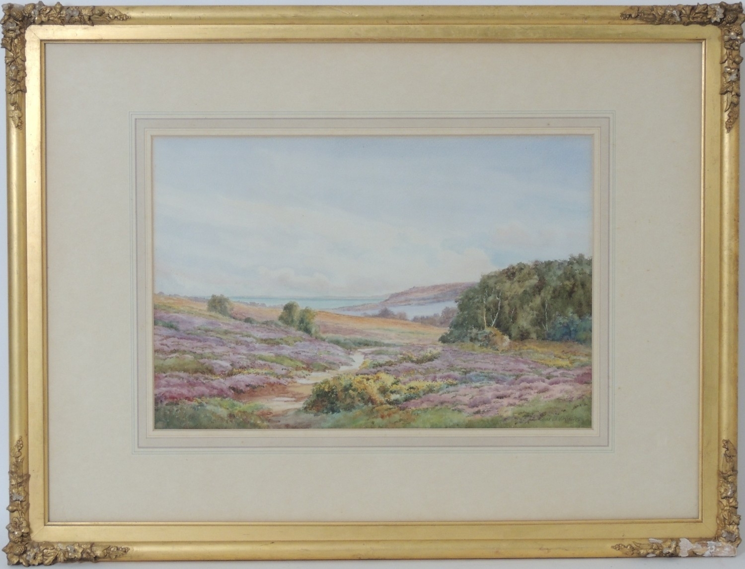 Charles Bumpus Dickins | Heathland landscape | MutualArt