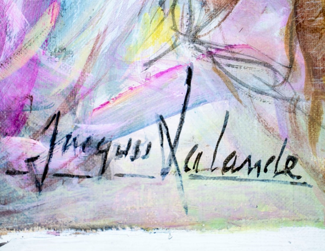 Jacques Lalande | Women Trying On Hats | MutualArt