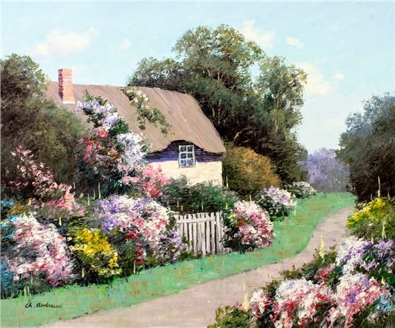 Charles Andrews | Country Path Landscape | MutualArt