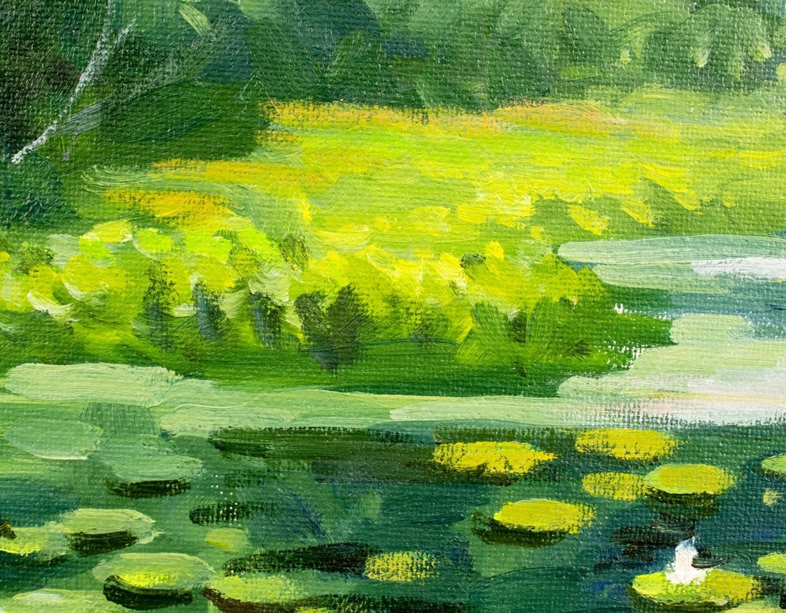 George Holloway | Pond Landscape | MutualArt