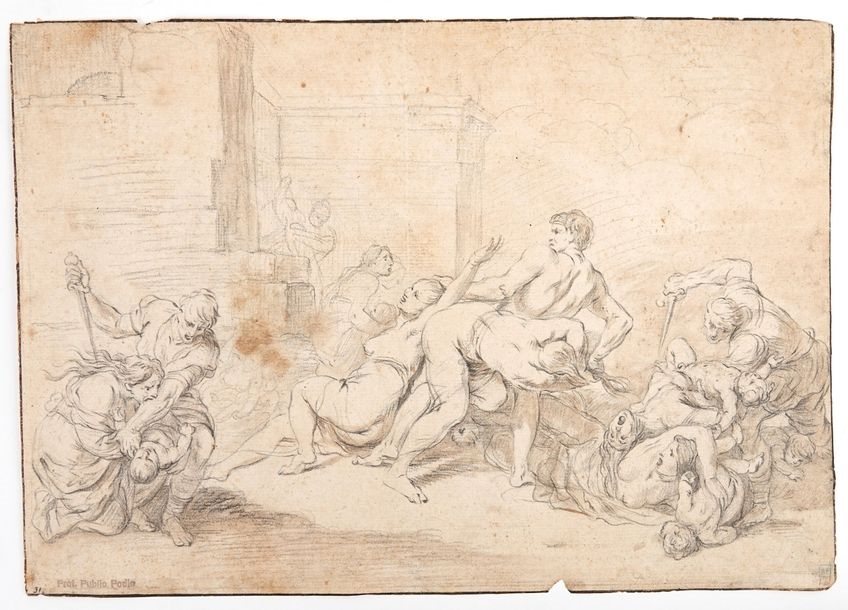 Neapolitan School, 17th Century | The Massacre of the Innocents (Circa 1700) | MutualArt