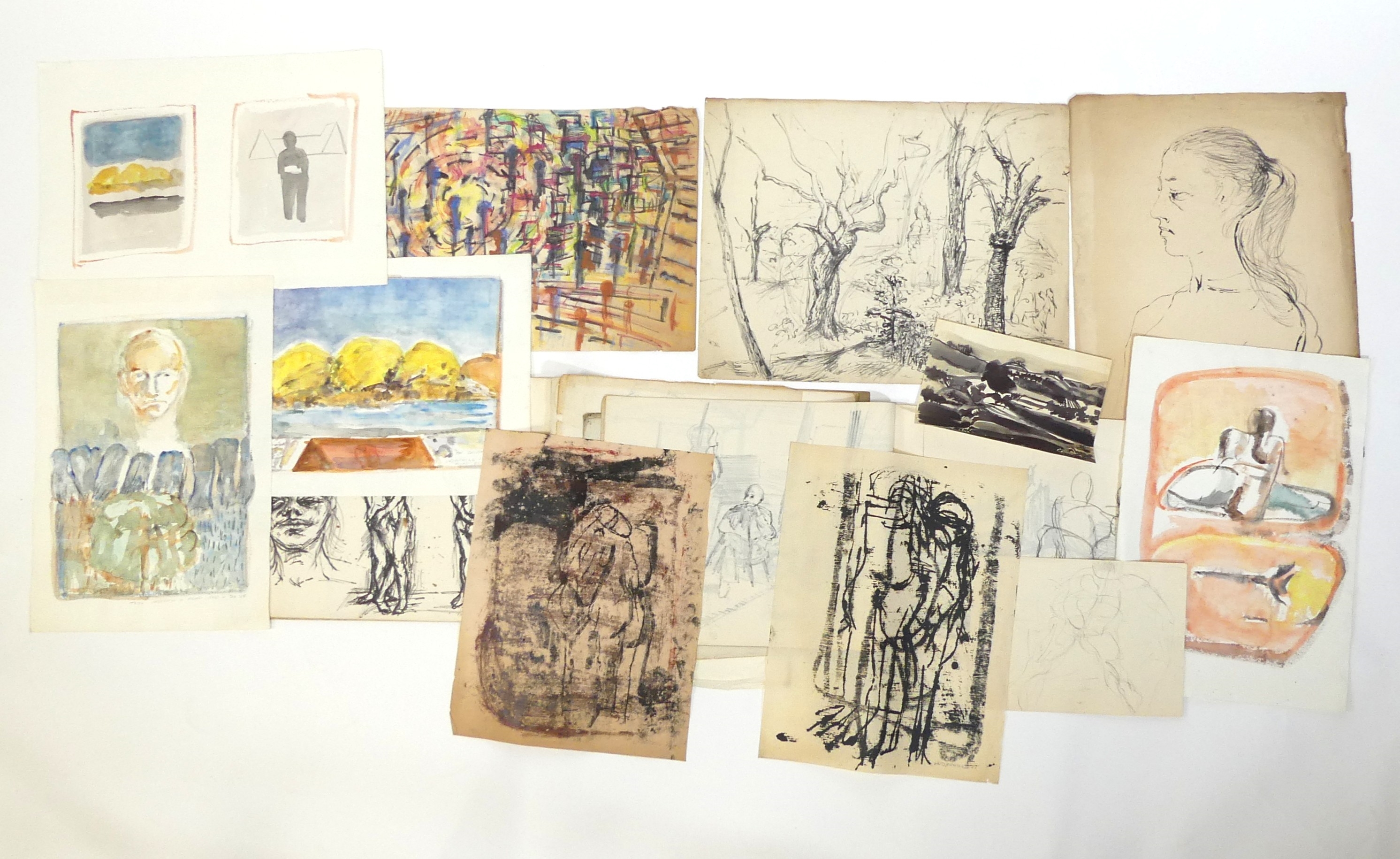 Tony Underhill | A collection of unframed works | MutualArt