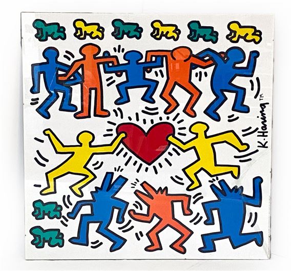 Keith Haring | KEITH HARING VINTAGE POP ART POSTER PRINT | MutualArt