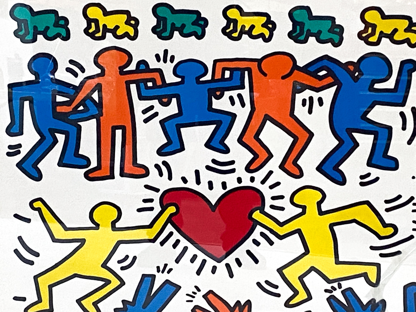 Keith Haring | KEITH HARING VINTAGE POP ART POSTER PRINT | MutualArt