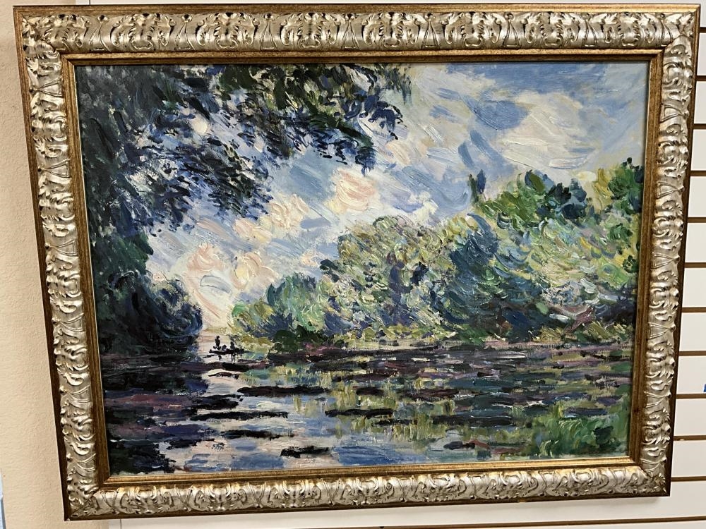 Claude Monet | Section of the Siene Near Giverny | MutualArt