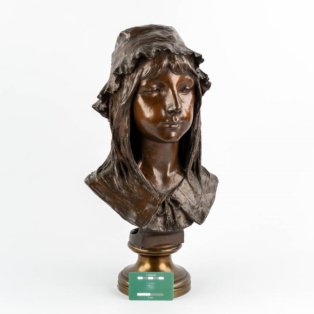 Emile Jean Francois Namur | Bust Of A Girl | MutualArt