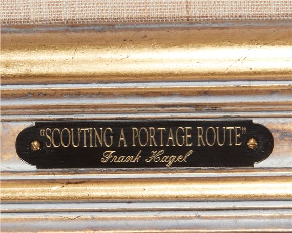 Frank Hagel | Scouting a Portage Route (1990) | MutualArt