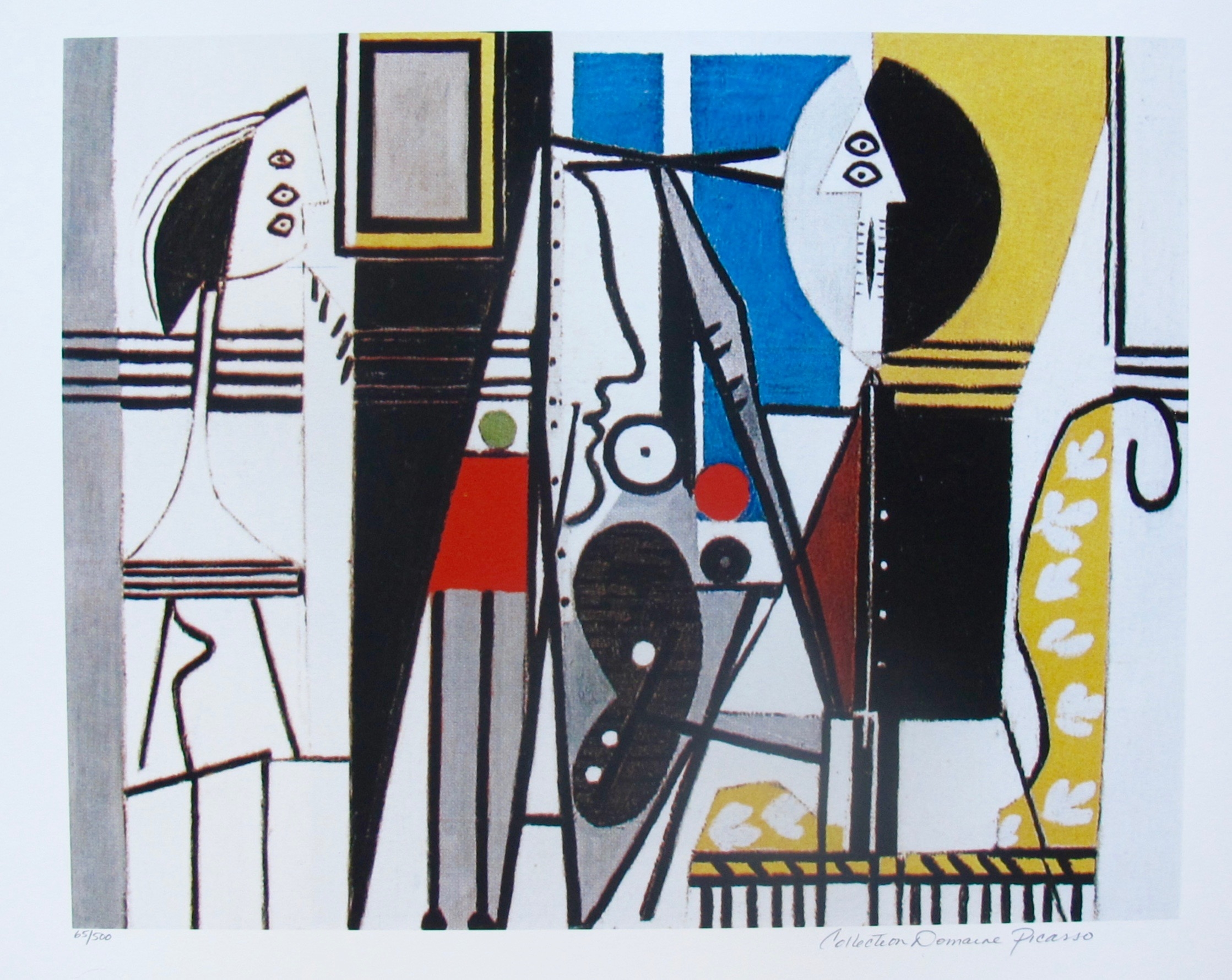Pablo Picasso | Pablo Picasso Painter in the Studio Giclee | MutualArt