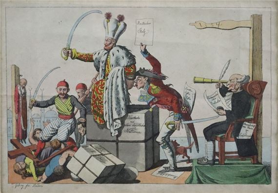 James Gillray | - Politische Karikatur (1804) | MutualArt