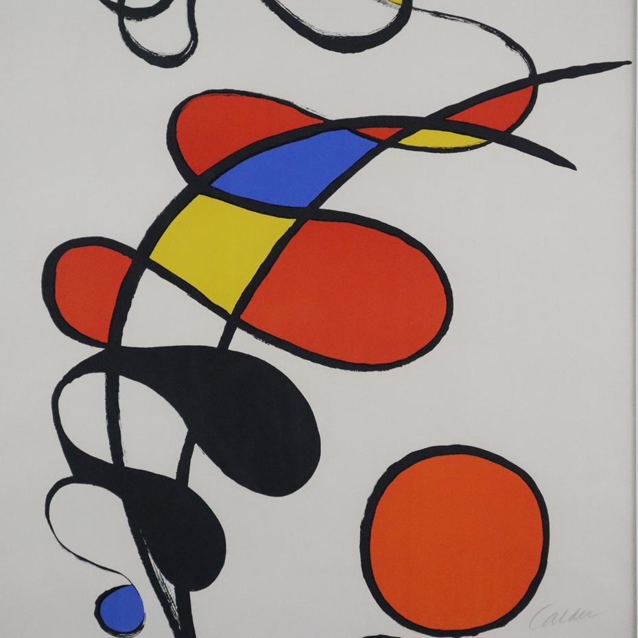 Alexander Calder | Boule Jaune, Boule Orange (1970) | MutualArt