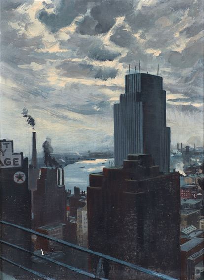 Tran J. Mawicke | Cityscape (Circa 20th Century) | MutualArt