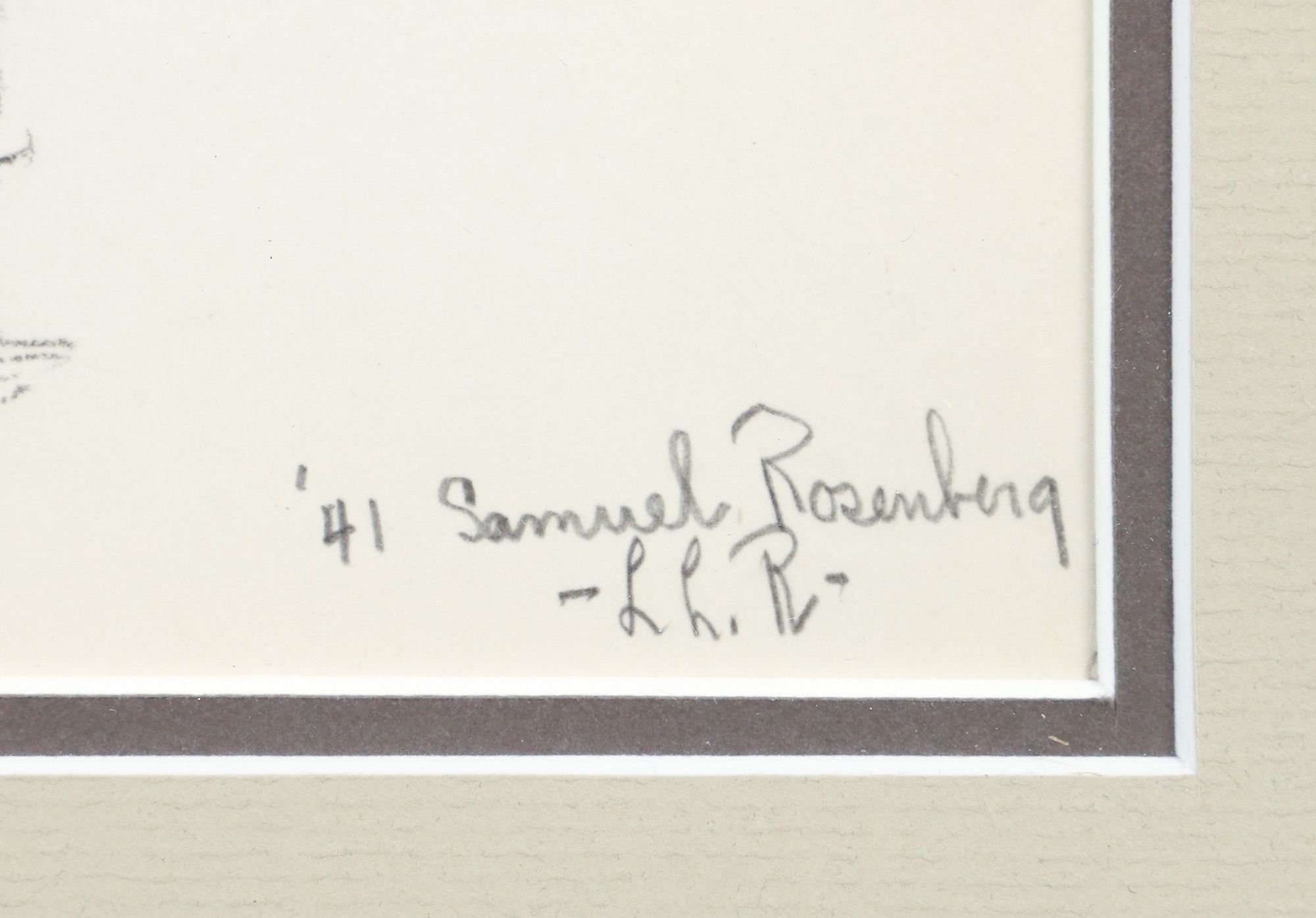 Samuel Rosenberg | Study of a Standing Woman and with a Backpack (1941 ...