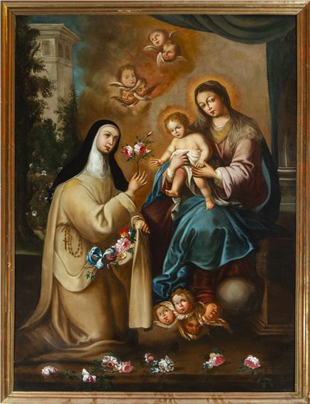 Colonial School, 17th century | Monumental Santa Rosa de Lima - Escuela colonial de Cuzco de ...