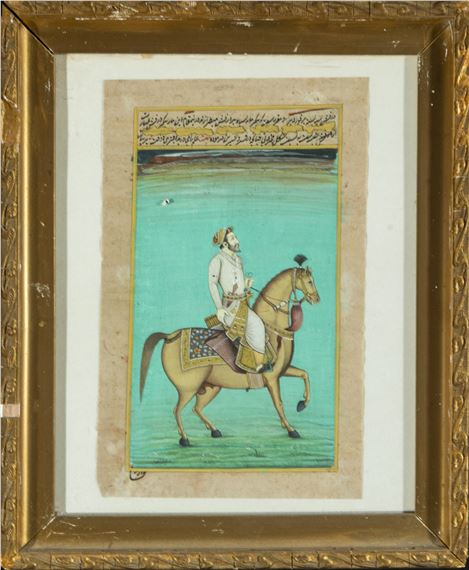 Mughal School | Dibujo colonial India Mughal tinta y acuarela de ...
