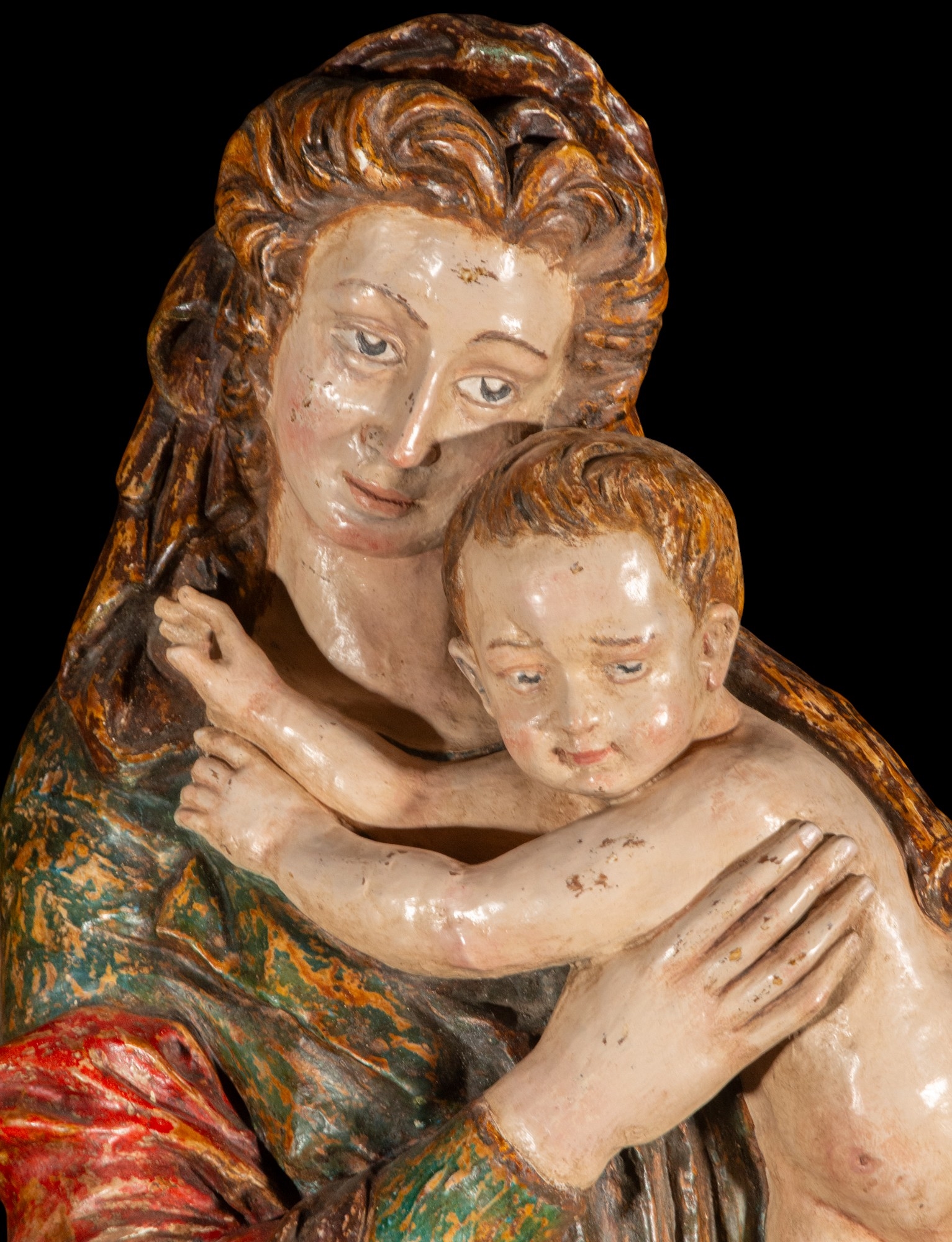 Spanish School, 17th Century | Escuela Española del siglo XVII - Virgen con el Niño | MutualArt