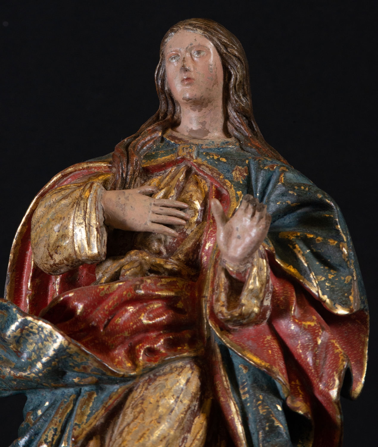 Spanish Colonial School, 17th Century | Virgen Inmaculada colonial en ...