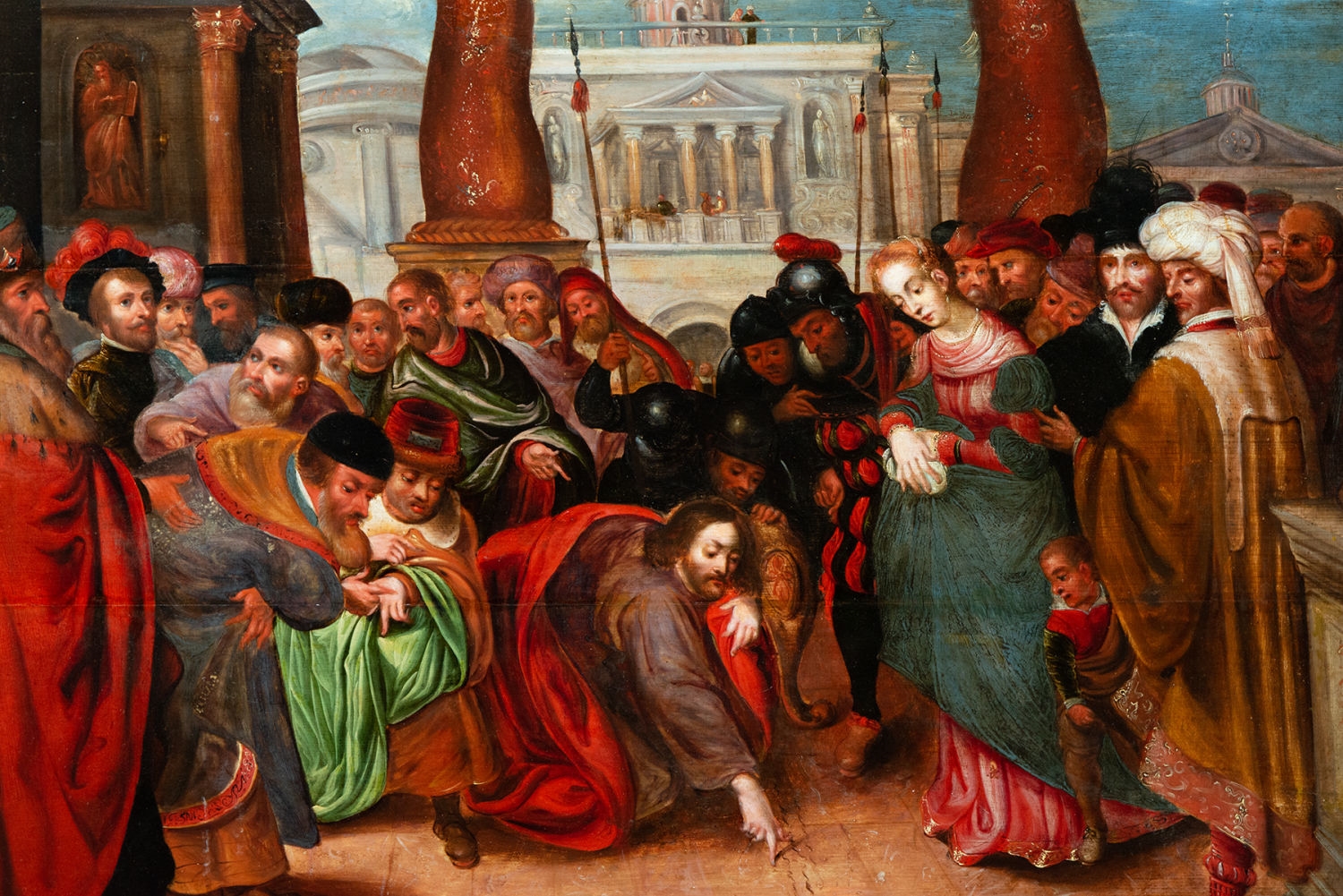 Italo-Flemish School, 16th Century | Jesús Predicando en el Templo ...