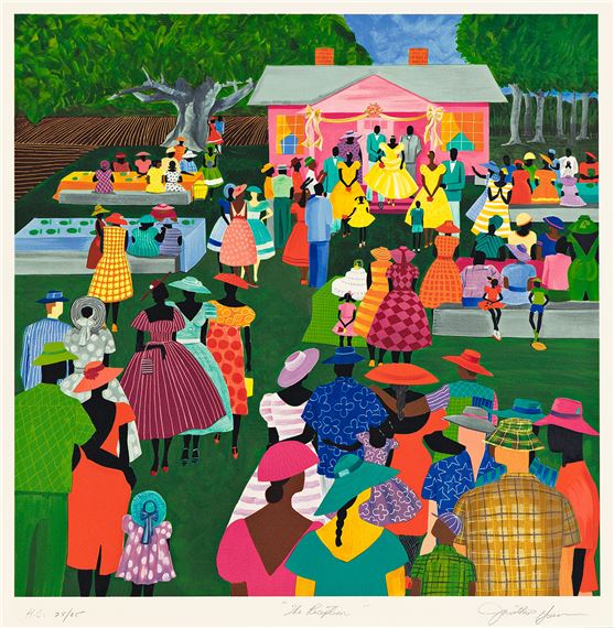 Jonathan Green | The Reception (1989) | MutualArt