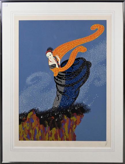 Erté | (LADY IN THE WIND) | MutualArt