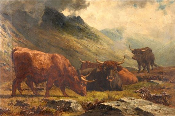 Alfred Grey | Highland Cattle | MutualArt
