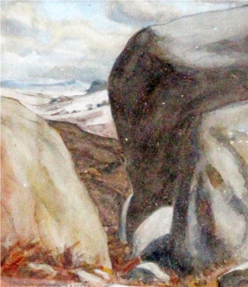 Erich Mayer | VIEW THROUGH THE LARGE BOULDERS (1959) | MutualArt