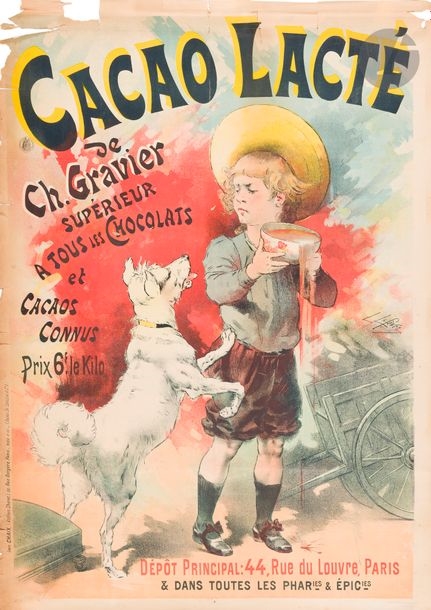 Lucien Lefèvre | Cacao Lacté by Charles Gravier (1893) | MutualArt