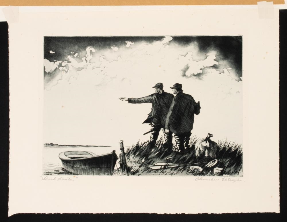 Churchill Ettinger | PENCIL SIGNED ETCHINGS | MutualArt