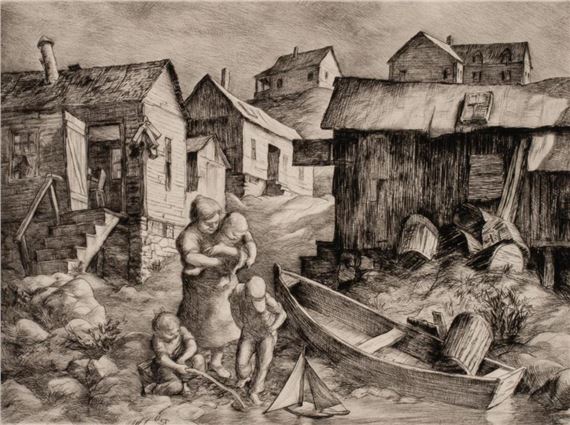 Sam Thal | PENCIL SIGNED AAA ETCHINGS (3) (1946 - 1948) | MutualArt