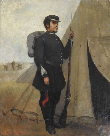André Durand | Portrait en pied d'un sous-officier de la Garde ...