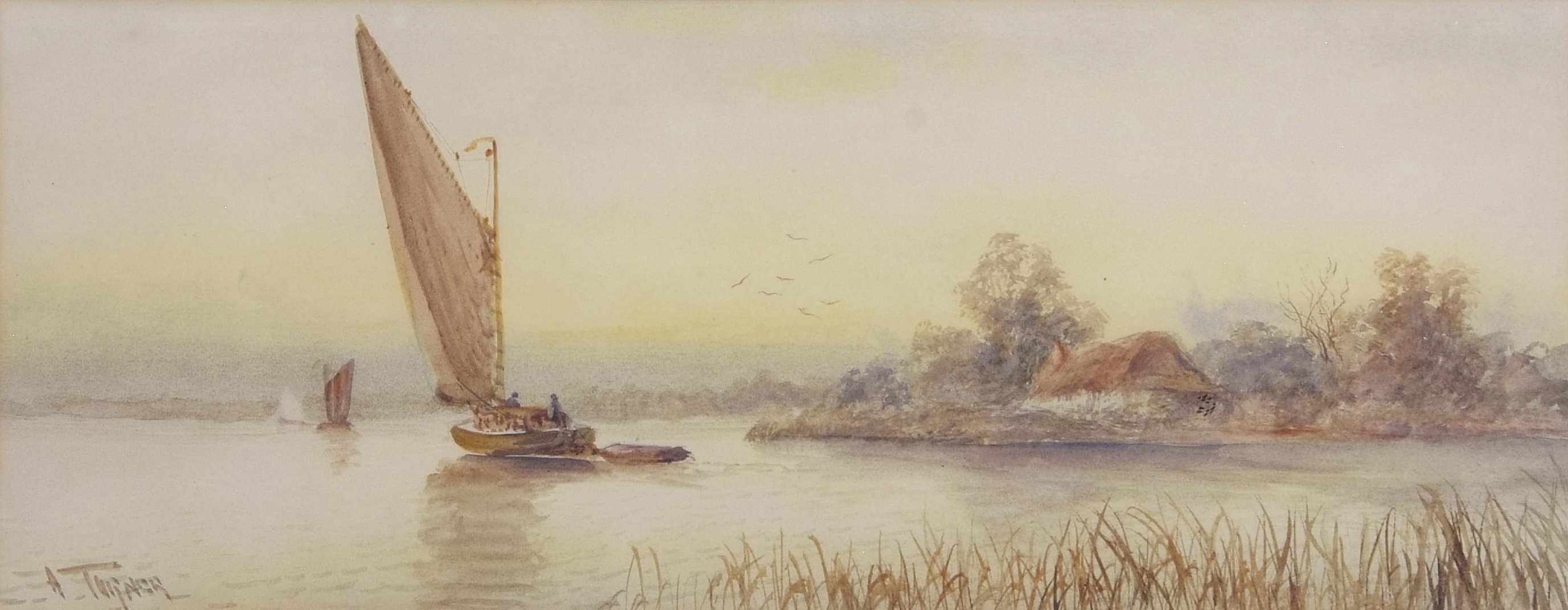 A. Turner | Wherry on the Broads | MutualArt