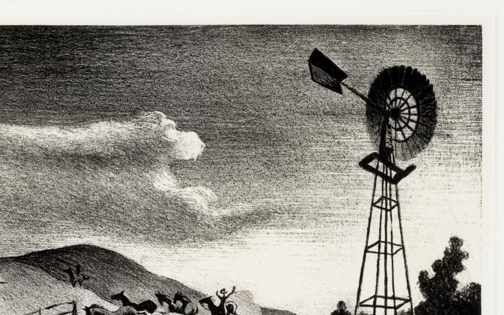 Thomas Hart Benton‏ | THOMAS HART BENTON (1889-1975) PENCIL SIGNED ...